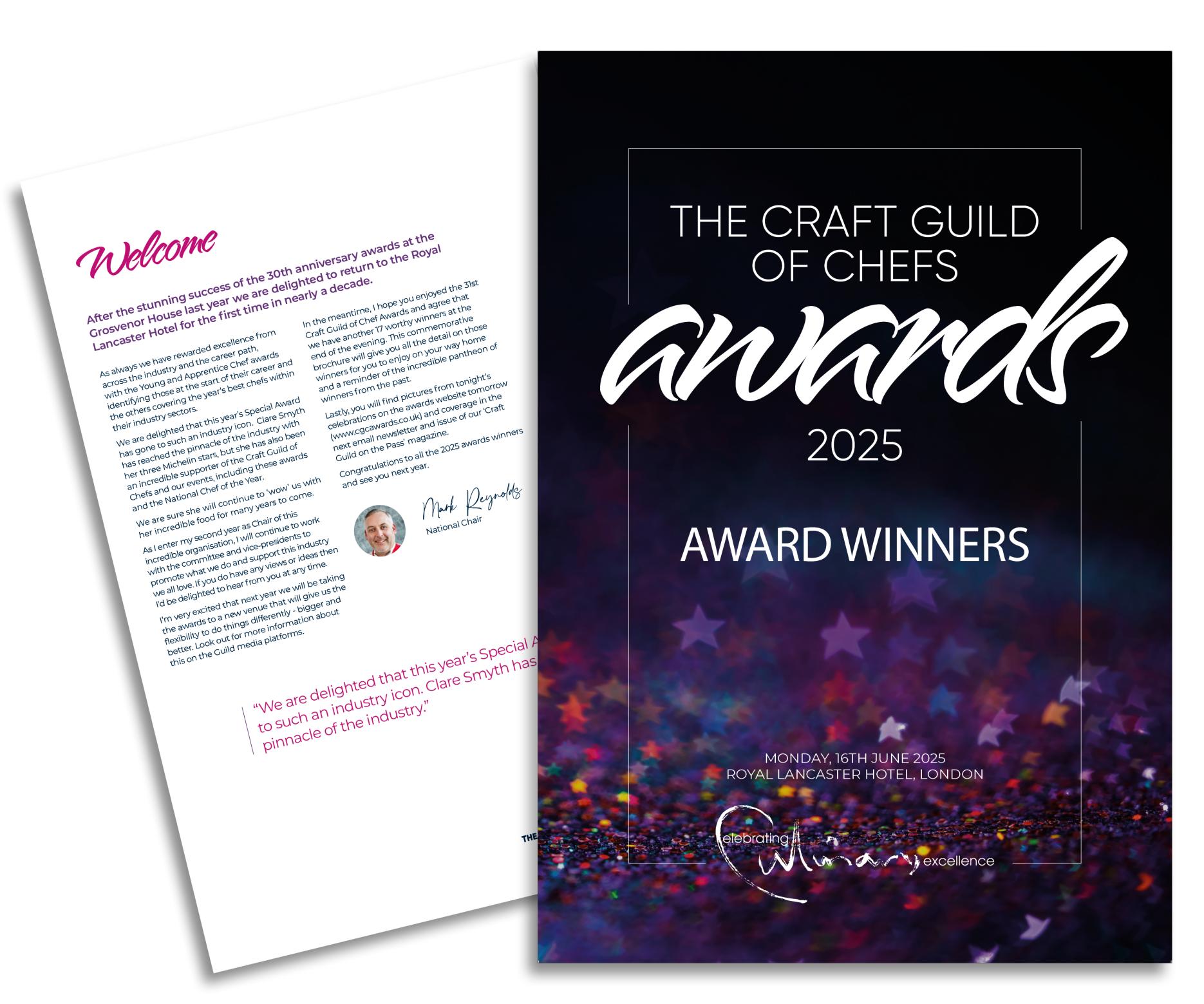 Craft Guild of Chefs’ Awards booklet highlights culinary excellence of winners | Craft Guild of ...